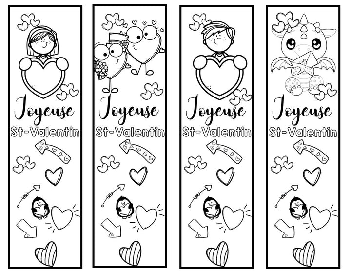 Signets à colorier pour élèves | Madame Soleil